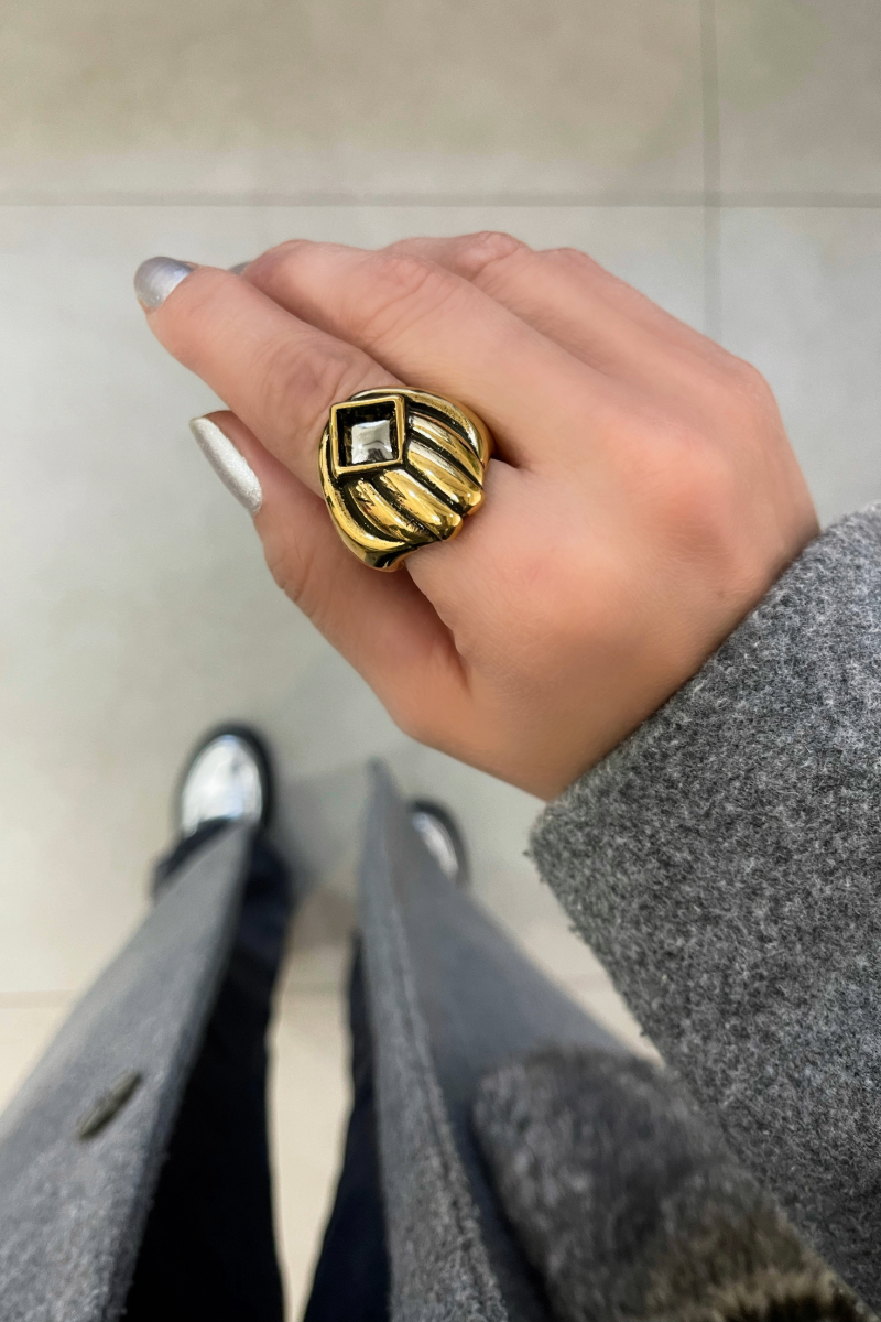 Anel Ullan Golden | Mariana Dias Acessórios